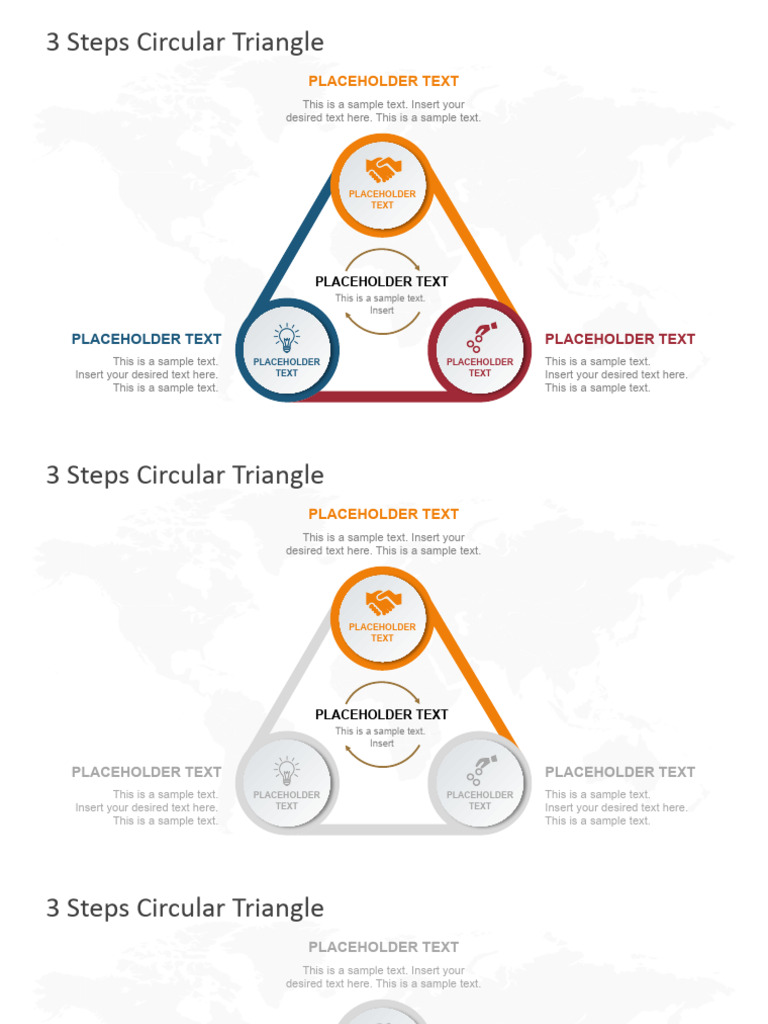 01 Three Steps Cycle Diagram Powerpoint Template 16x9 | PDF | Computers