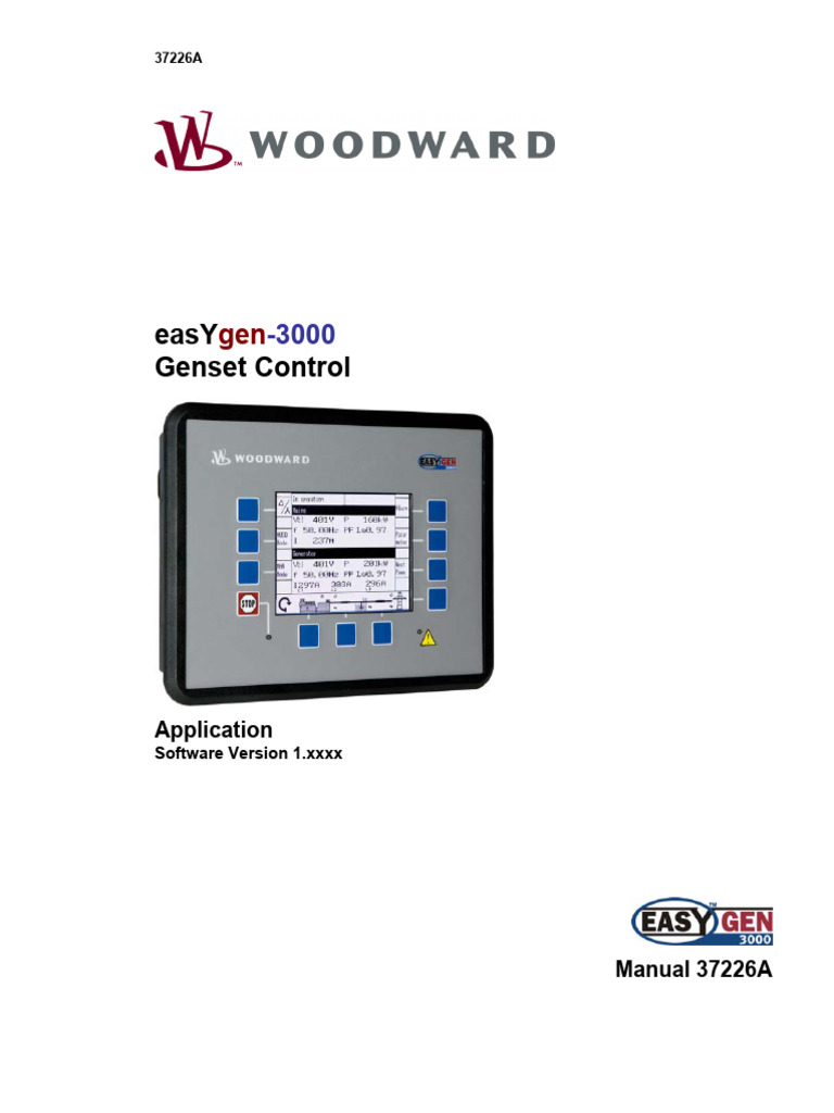 Easy Genset Control: Application | PDF | Relay | Parameter (Computer ...