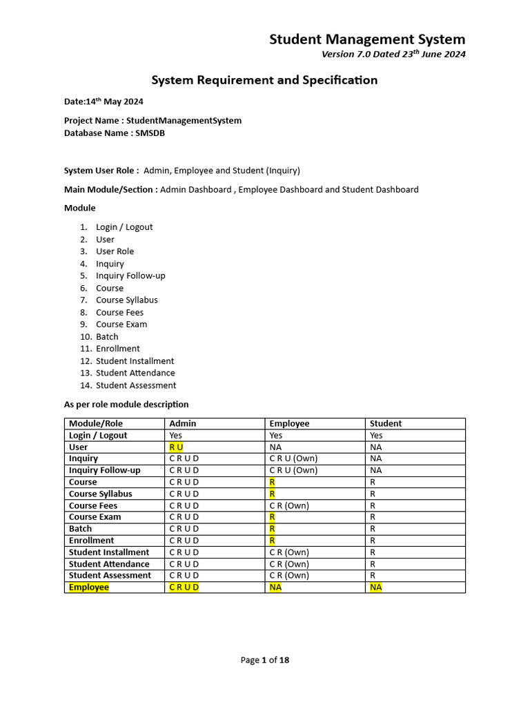 Project SRS Ver 7 | PDF | Login | Software Engineering