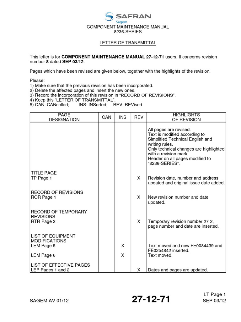 8236-3 CMM Trim Actuator Rev 8 | PDF | Electrical Connector | Gear
