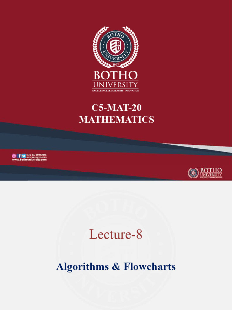 MAT-Lecture-7 - Algorithms & Flowcharts | PDF | Computer Program ... MAT-Lecture-7 - Algorithms & Flowcharts | PDF | Computer Program ...
