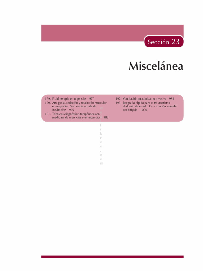 Miscelánea Urgenciaslibro | PDF