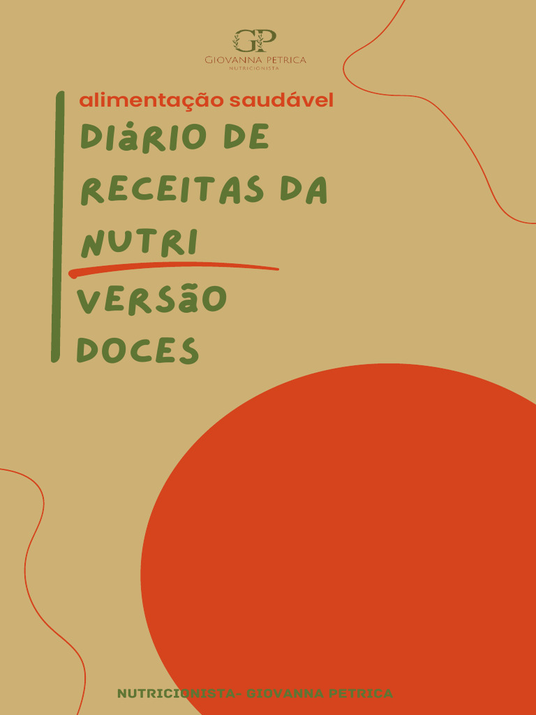 Diário de Receitas Da Nutri | PDF | Chocolate | Banana