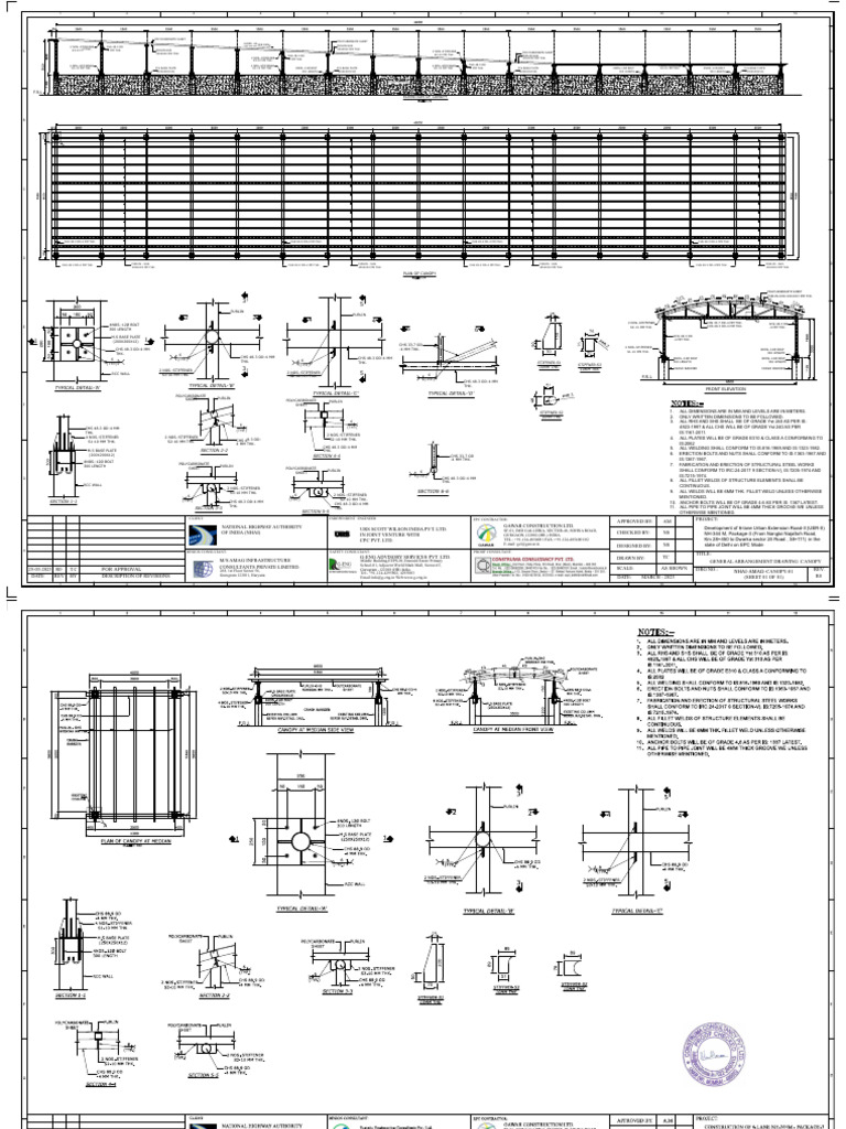 Canopy Construction Details | PDF | Mechanical Engineering | Building ...