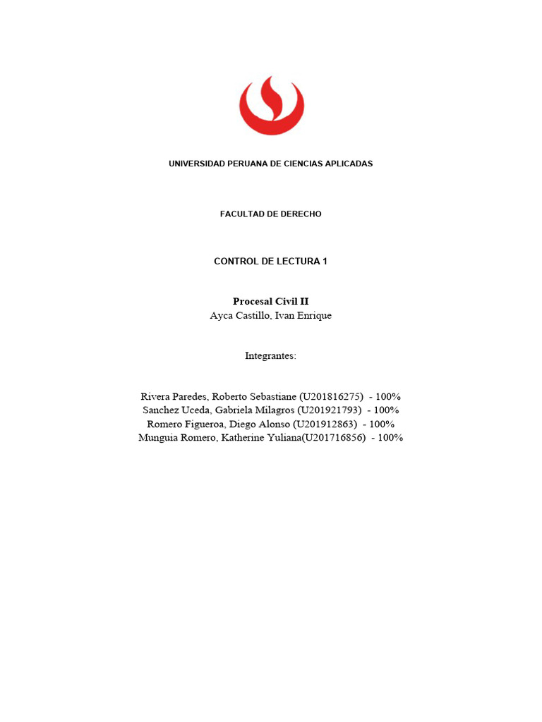 CL1 - Grupo 2 | PDF | Reunión | Justicia