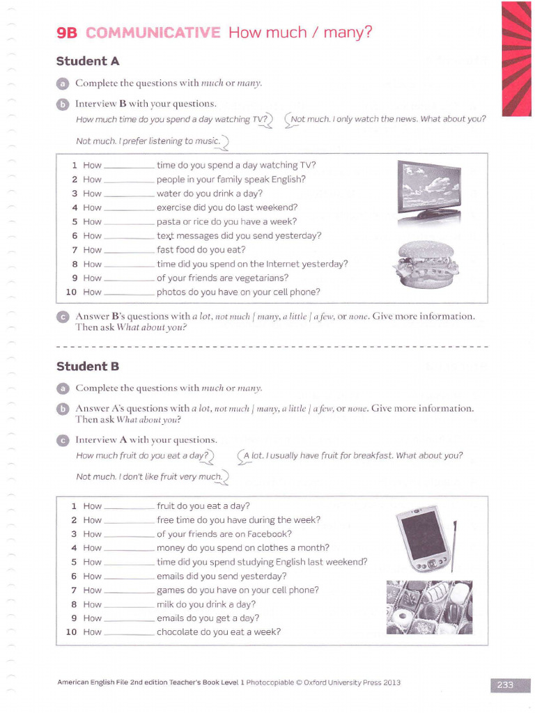 Speaking How Much How Many | PDF