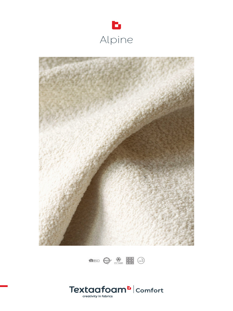 ALPINE by Textaafoam | PDF | Textiles | Yarn