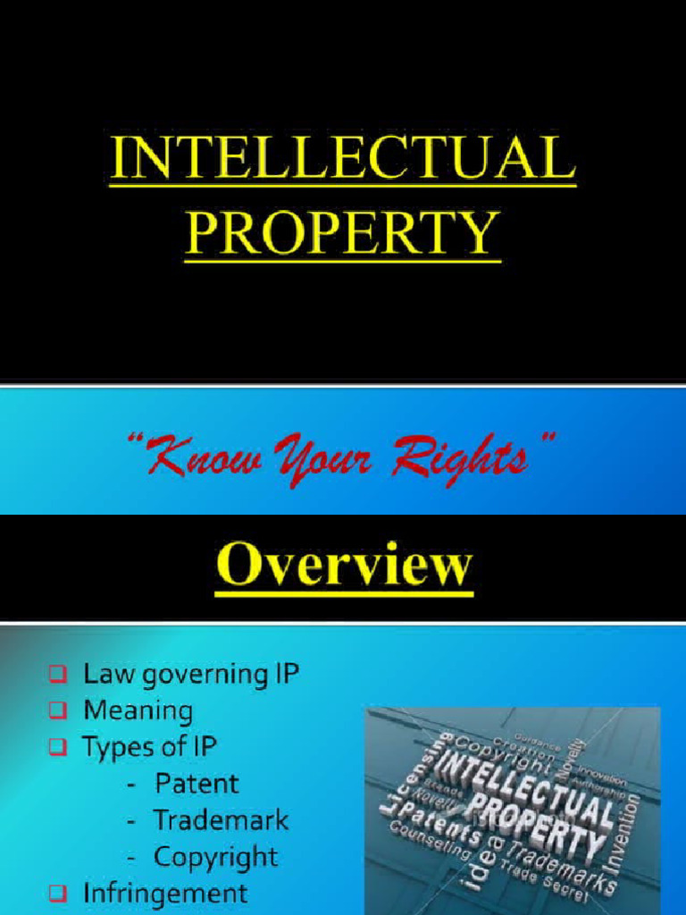 Intellectual Property | PDF