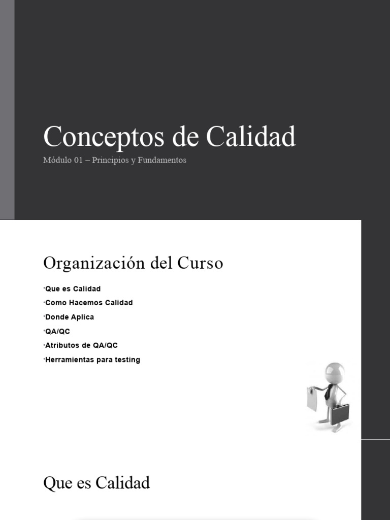 02-Conceptos de Calidad | PDF | Pruebas de software | Software