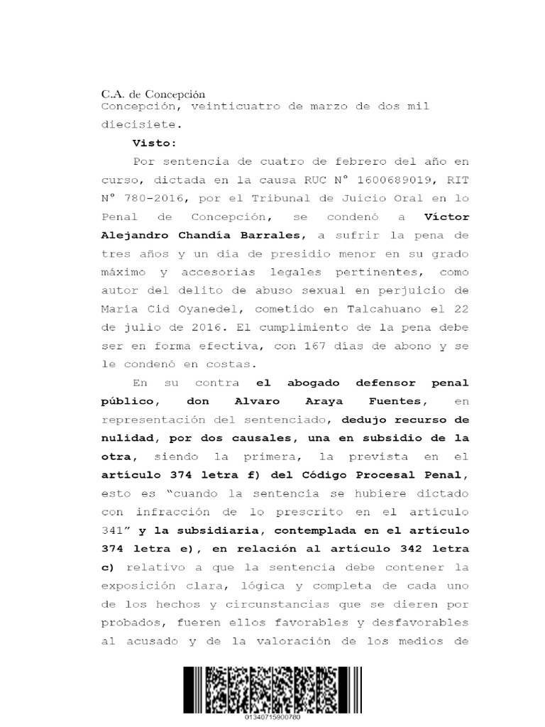 141-2017 ICA Concepción | PDF