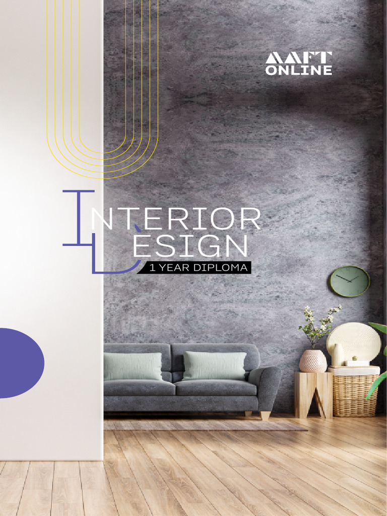 Course Book (Jan2024) INTERIOR DESIGN ds1 | PDF | Interior Design | Drawing