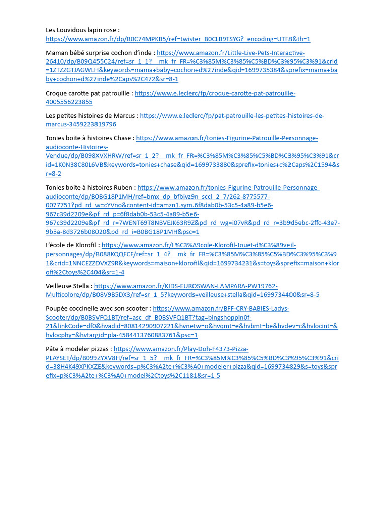 Liste Alice Fv | PDF