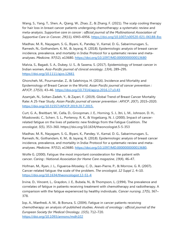 Bibliography | PDF | Breast Cancer | Cancer