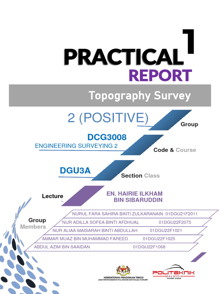 Report Practical 1 | PDF | Surveying | Topography