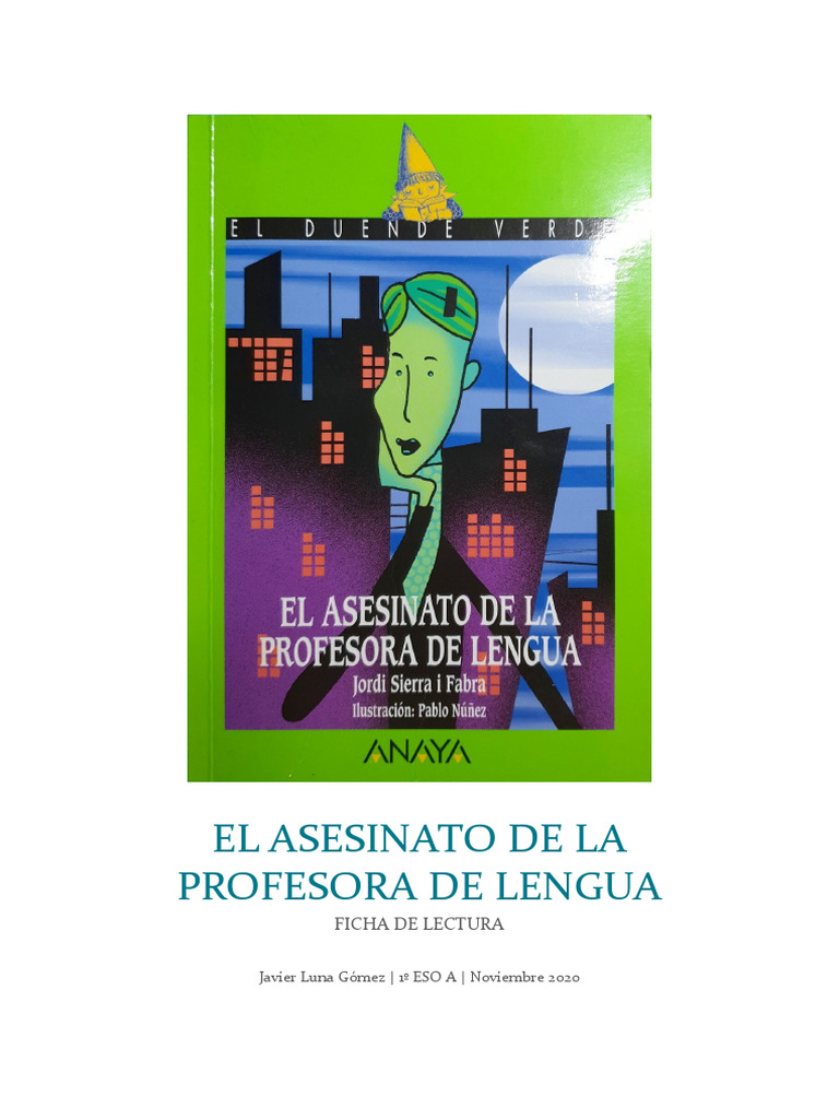 El Asesinato de La Profesora de Lengua | PDF
