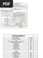 Banquet Function Prospectus Template | PDF | Lunch | Cuisine