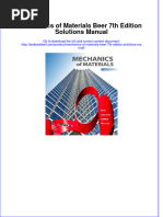 Sample Solution Manual For Mechanics of Materials 10th 10E Hibbeler ...