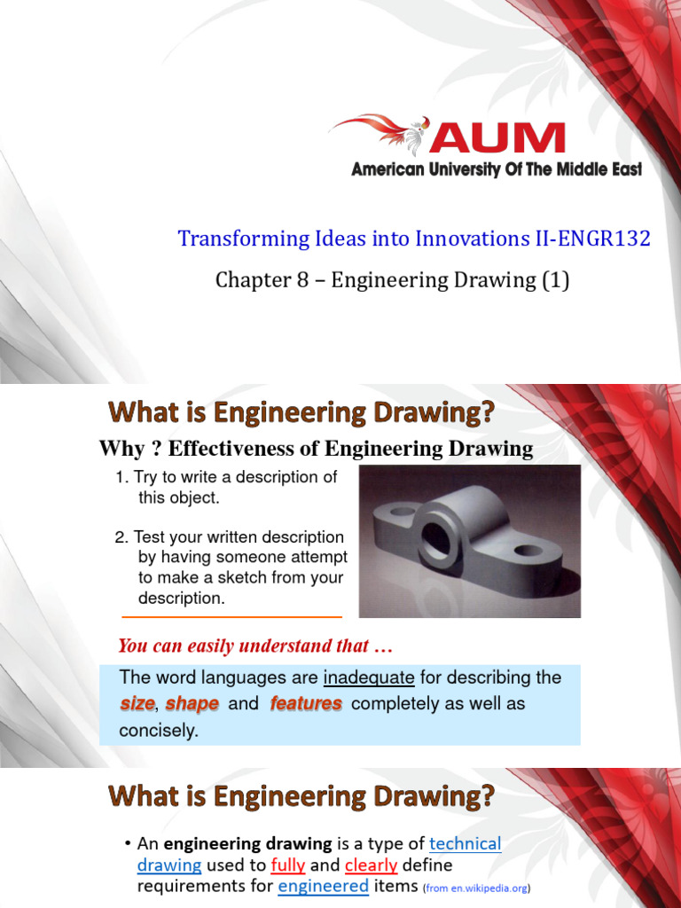 Engineering Drawing 1 | PDF | Geometry
