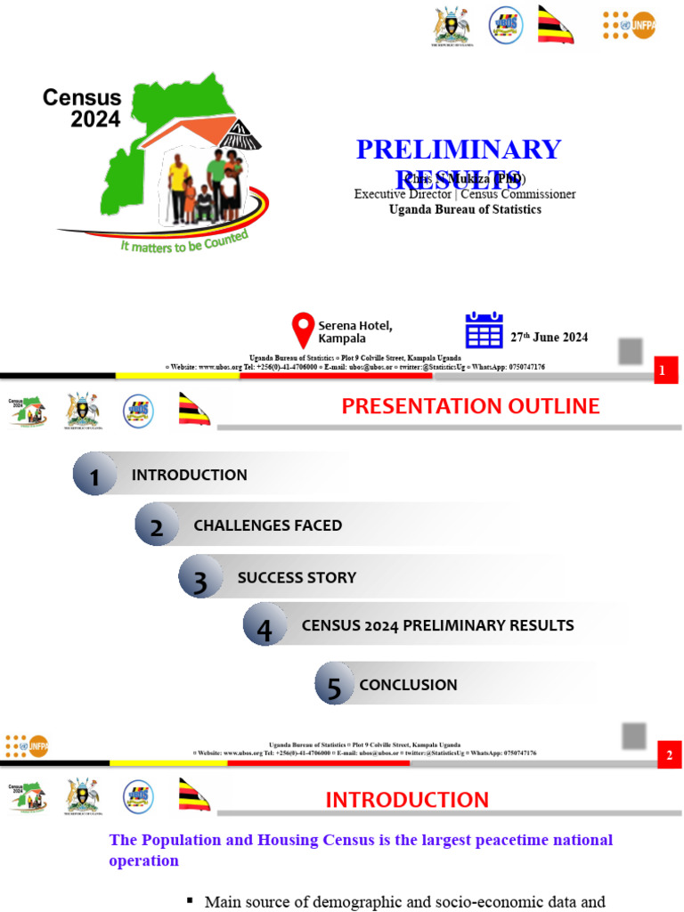 Census Dissemination PPT Preliminary Final | PDF | Census | Statistics