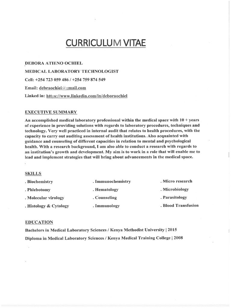 Debora CV | PDF