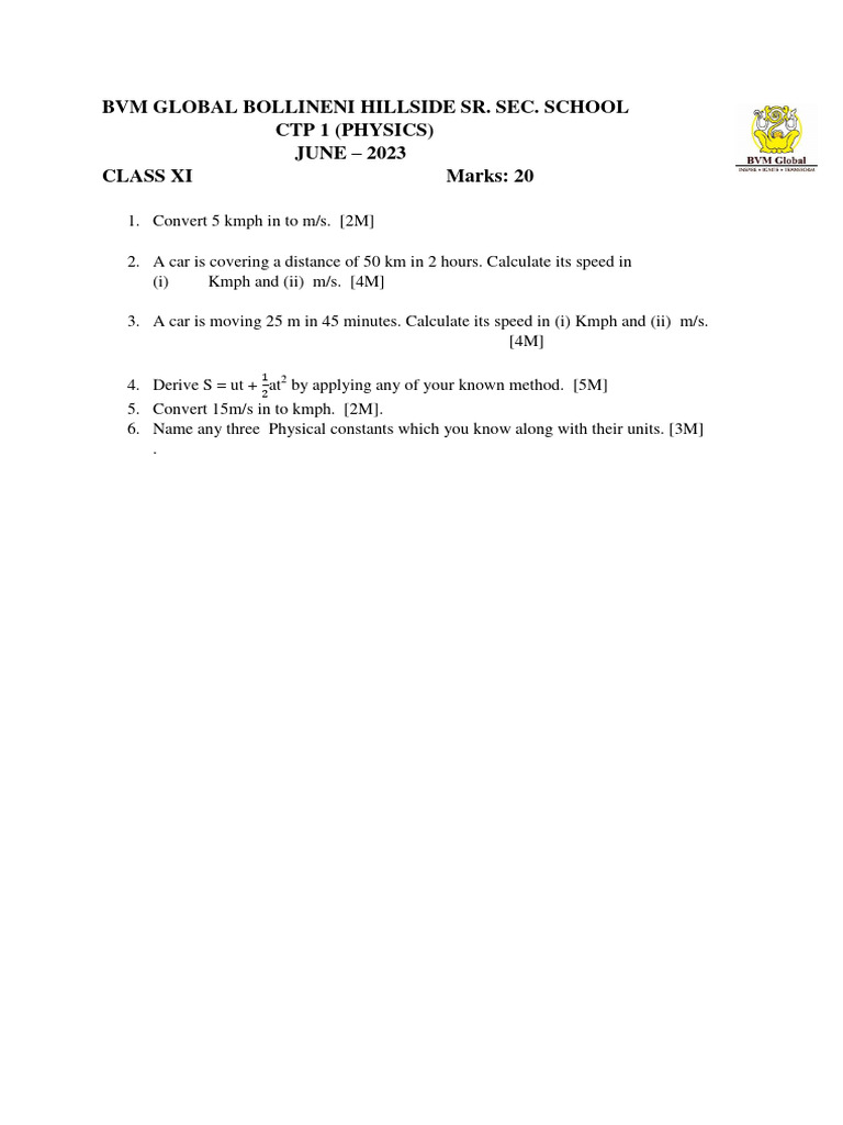 CTP Question 1 | PDF