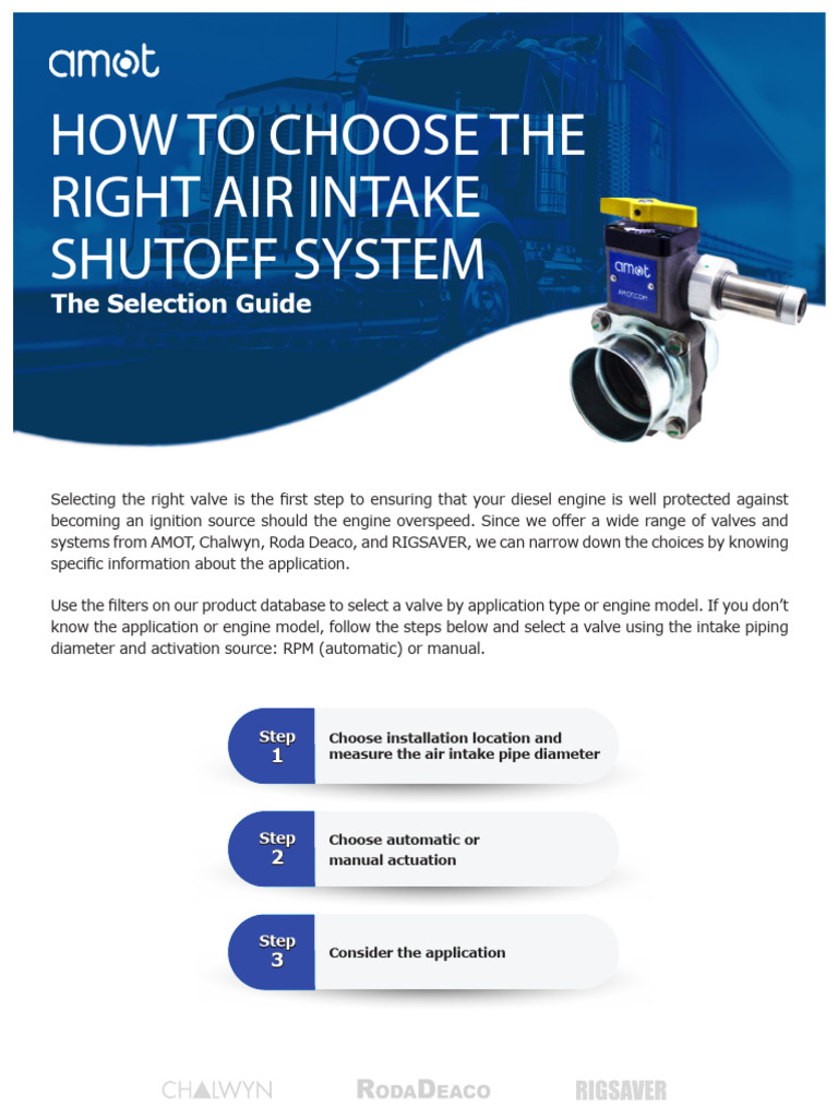 Selection Guide-Air Intake Shut Off 2019 Rev2 | PDF | Turbocharger ...