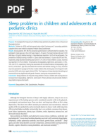 Sleep: Child's Habits Questionnaire (CSHQ) | PDF | Sleep ...