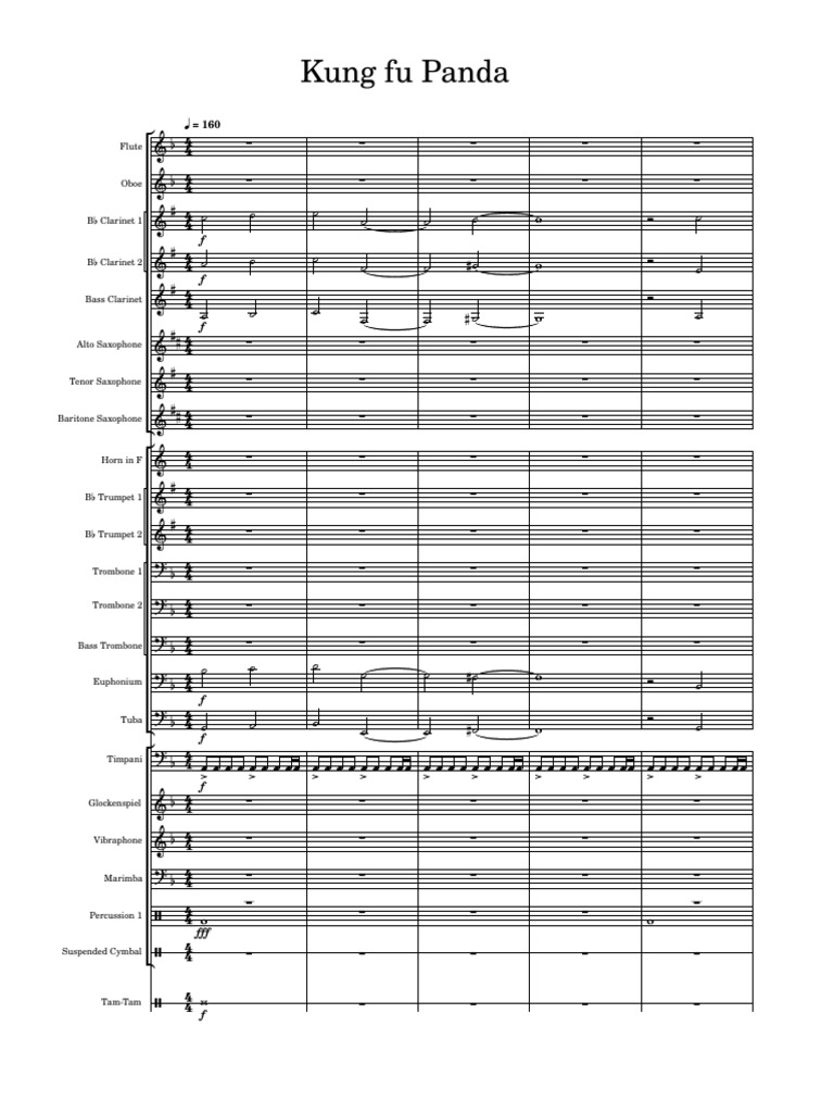Lord Shens Theme Hans Zimmer Kung Fu Panda | PDF