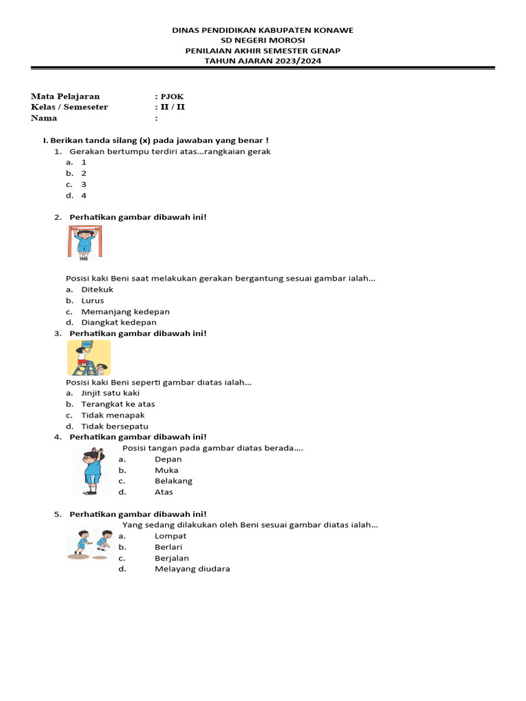 Pas Kelas 2B Final | PDF