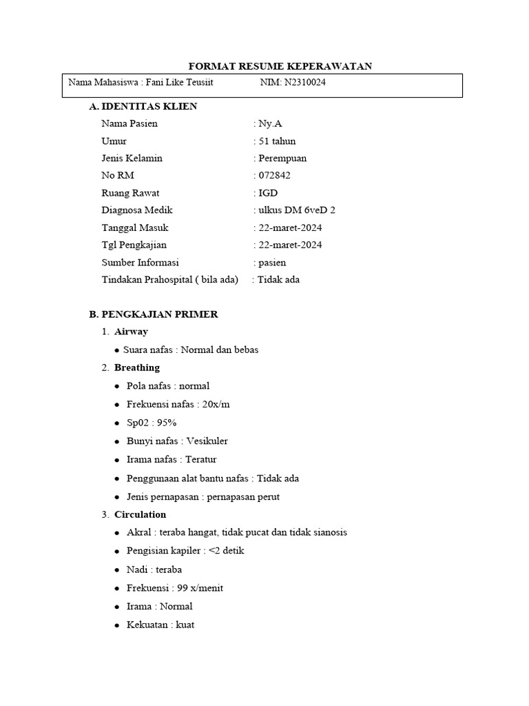 Ulkus DM Kel 5 | PDF