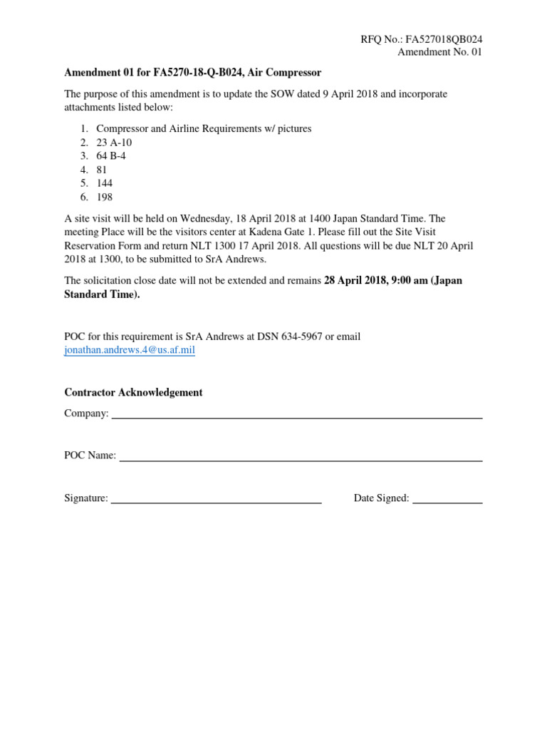 Amendment_01,_Update_Statement_of_Work | PDF