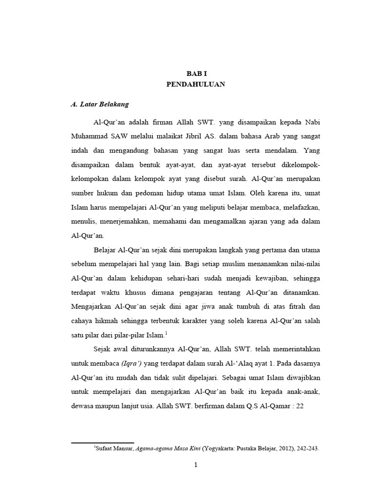 Bab 1 Ino Revisi | PDF