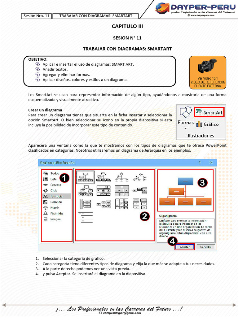 S11 - Trabajar Con Diagramas SmartArt | PDF | Informática