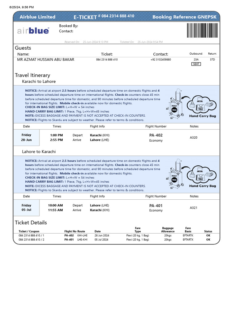 Azmat Reissue | PDF | Airlines | Civil Aviation