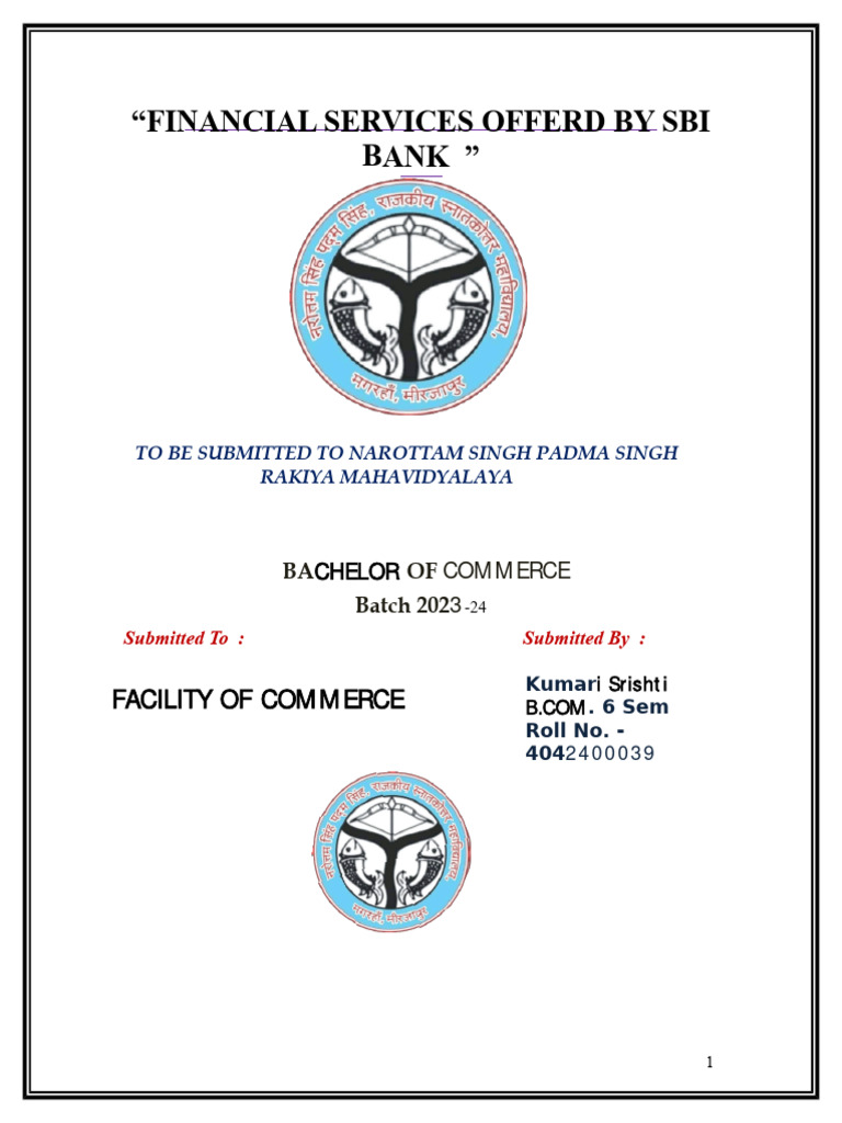 Financial Analysis of SBI | PDF | Transaction Account | Cheque