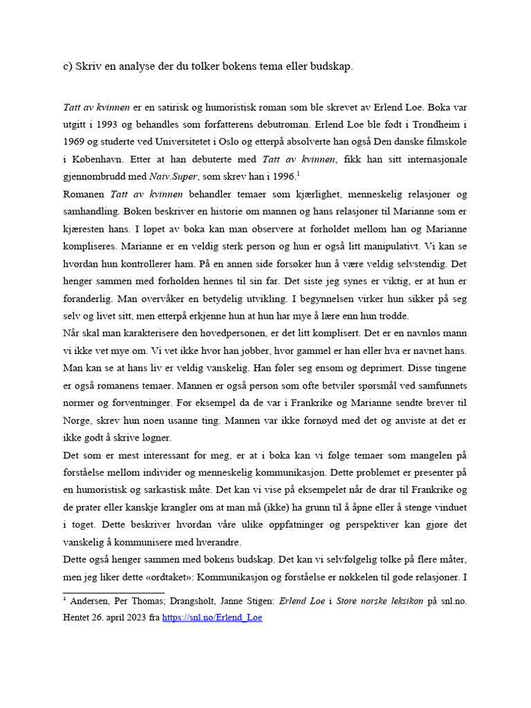 Stil - Tatt Av Kvinnen | PDF