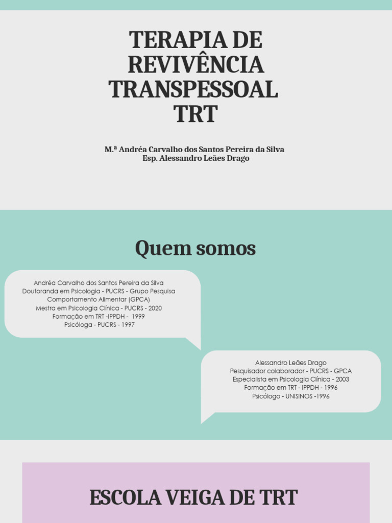 Terapia de Revivência Transpessoal | PDF | Psicologia Transpessoal | Psicologia
