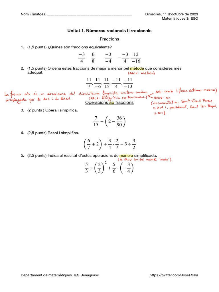 3A 2023 10 11 1 Sense - Imàgens | PDF