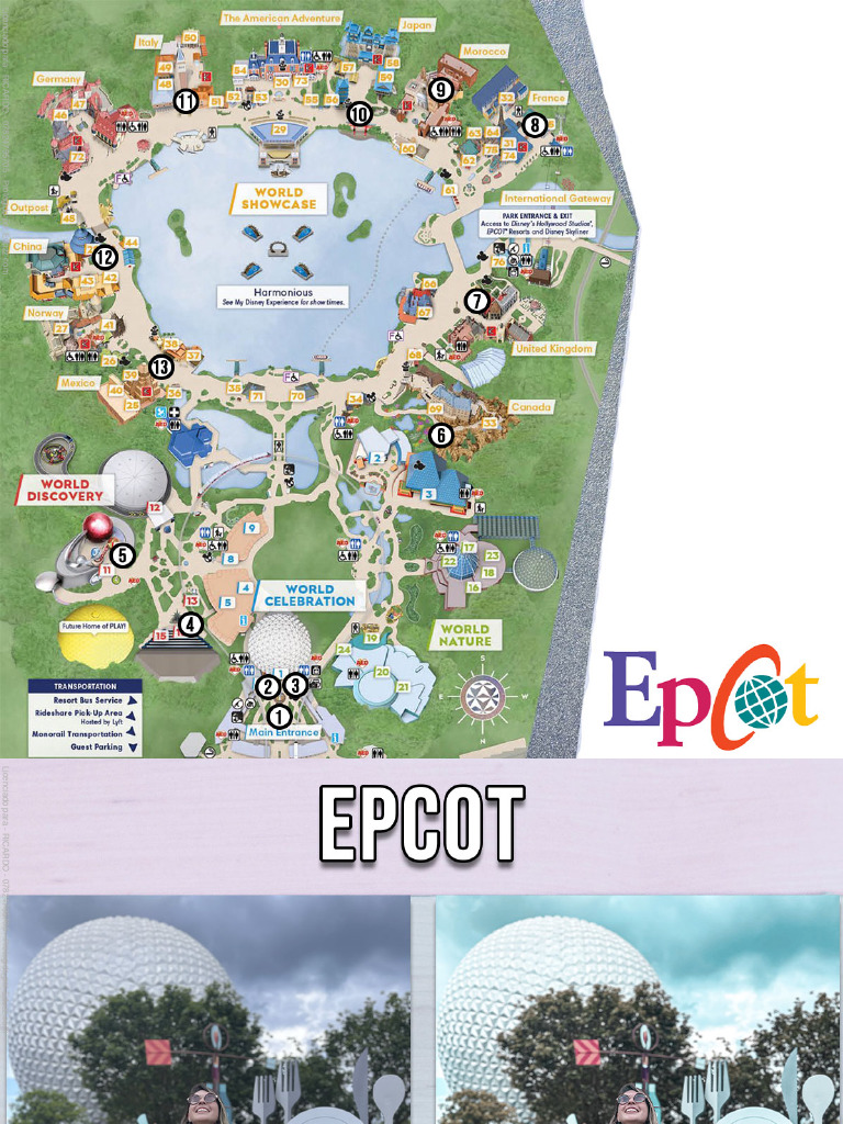Mapa Epcot | PDF