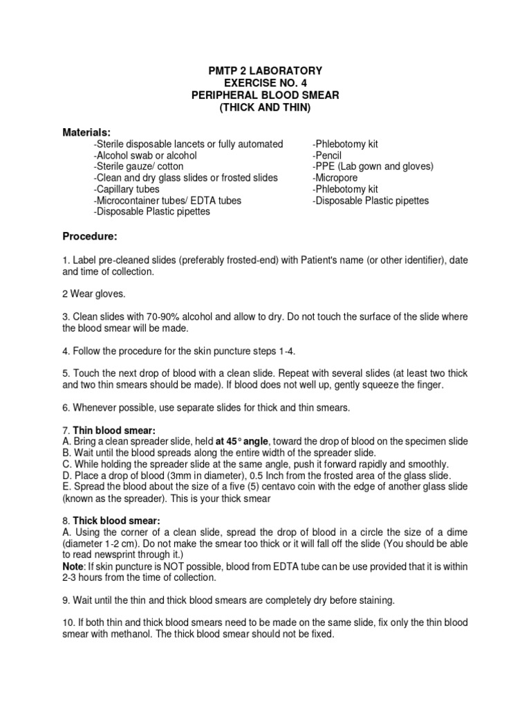 EXERCISE No. 4 - PBS - PROCEDURE | PDF | Wellness | Science & Mathematics