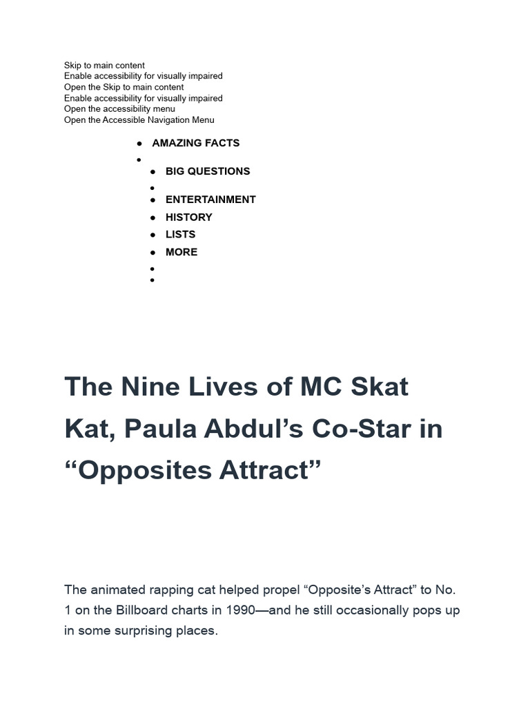 MC Skat Kat: The Animated Music Icon | PDF