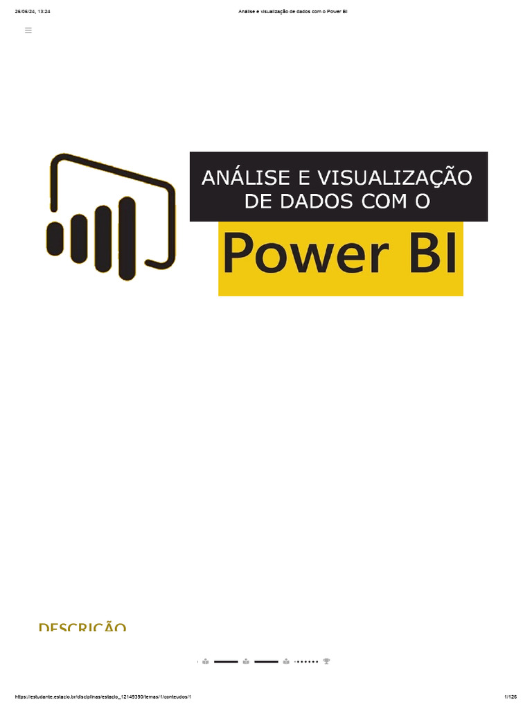 Criação de Relatórios no Power BI | PDF | Inteligência empresarial ...