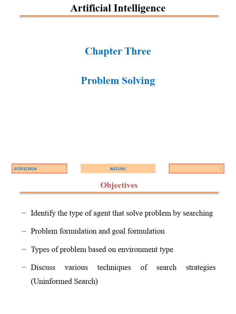 AI Lecture 3 | PDF | Algorithms And Data Structures | Theoretical Computer Science
