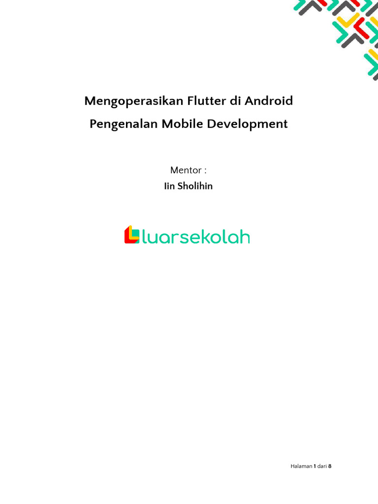 Mengoperasikan Flutter Di Android 65bf4ddea5810 | PDF | Komputer