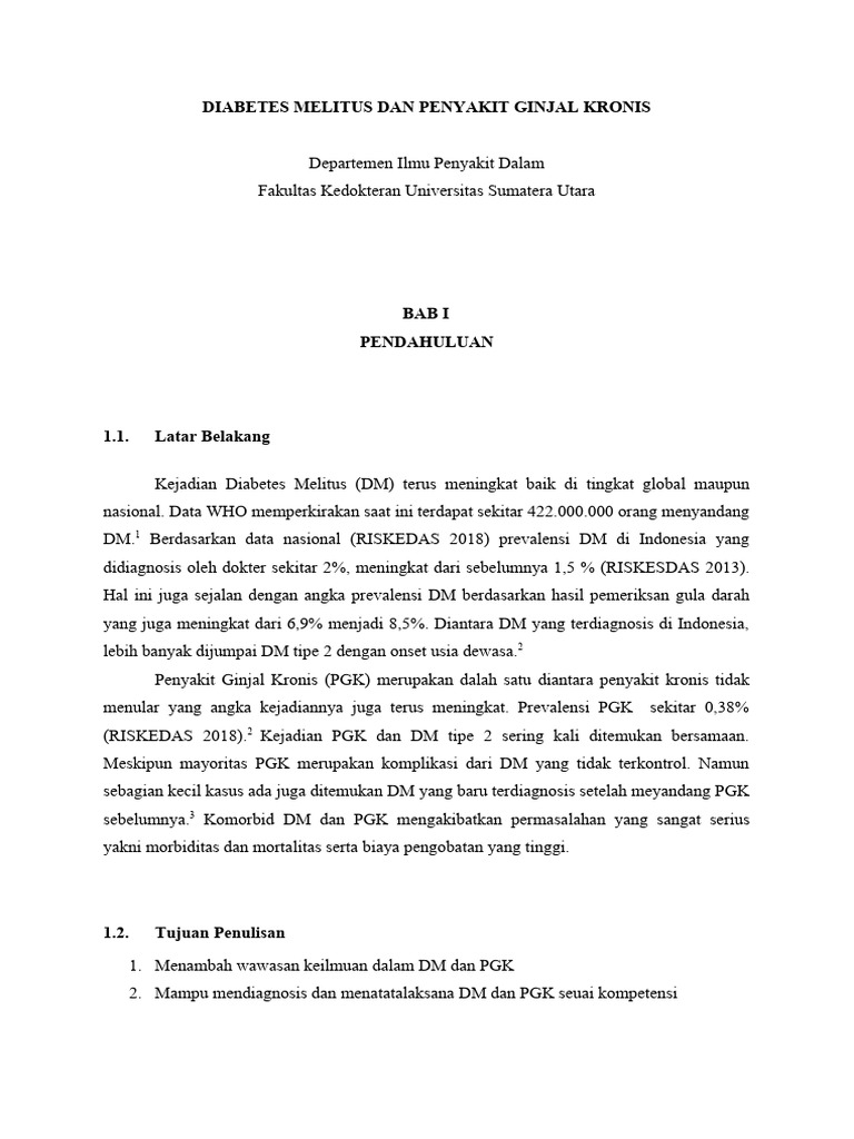 DM Dan PGK | PDF | Kesehatan Holistik