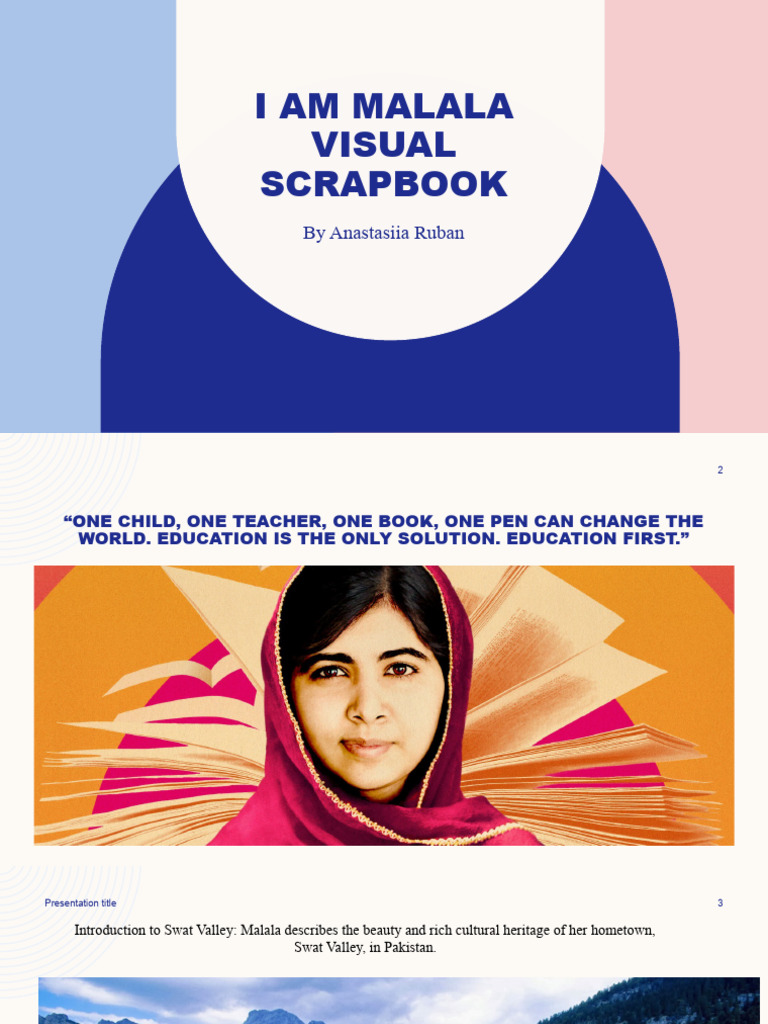 I Am Malala Visual Scrapbook | PDF | Malala Yousafzai