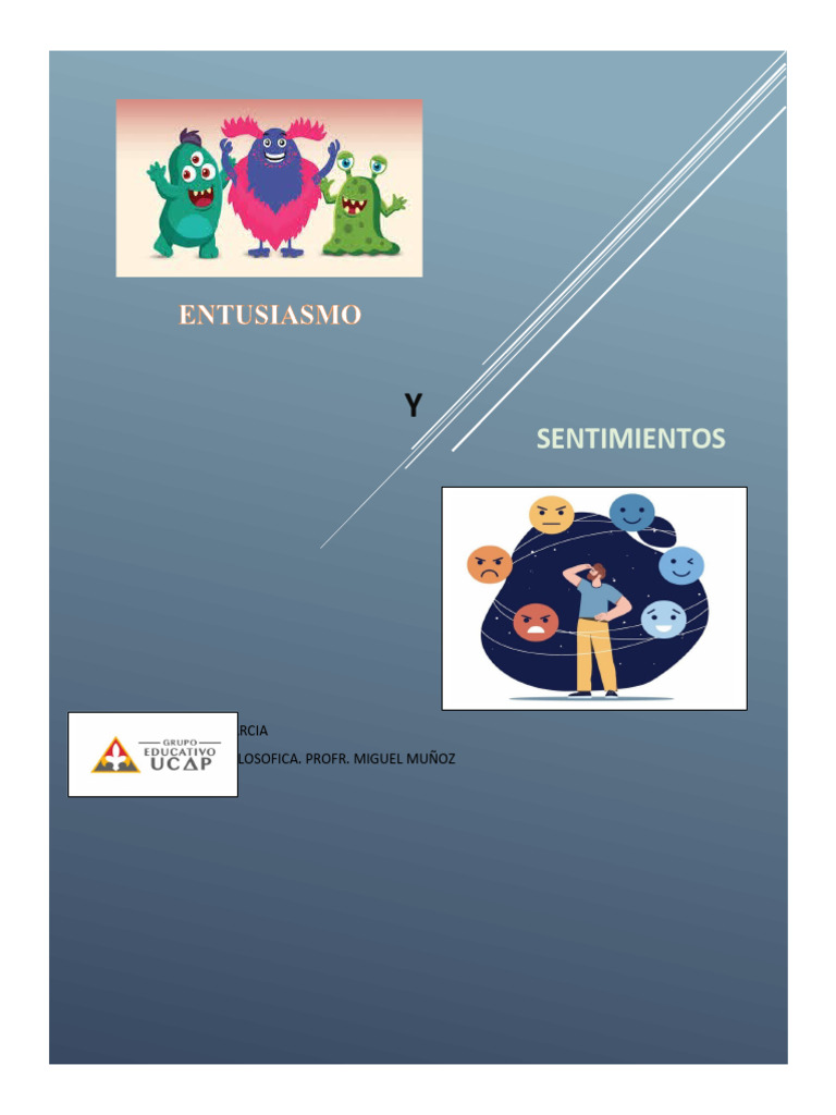 Emoción y Sentimiento del Entusiasmo | PDF | Las emociones | Sensación