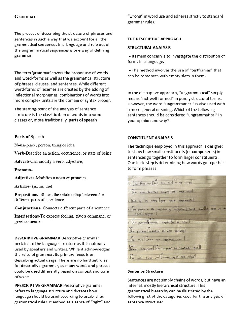 Els 101 Reviewer Finals | PDF | Phrase | Semantics
