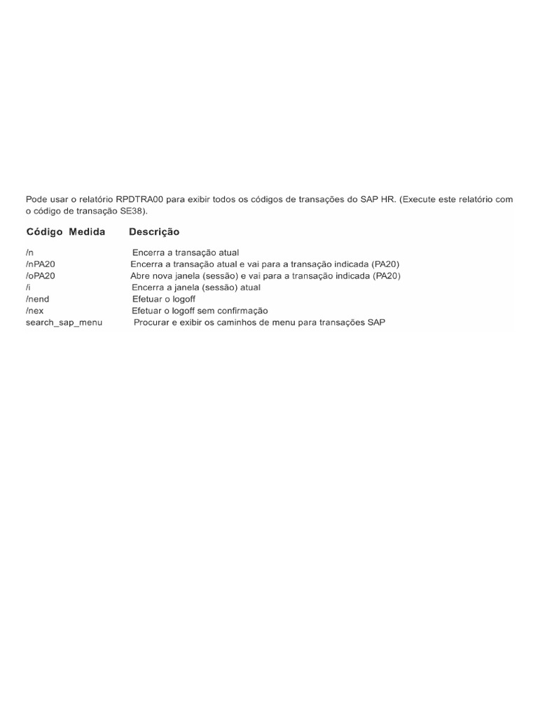Sap HCM Pontos Importantes | PDF