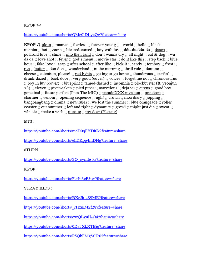 kpop | PDF